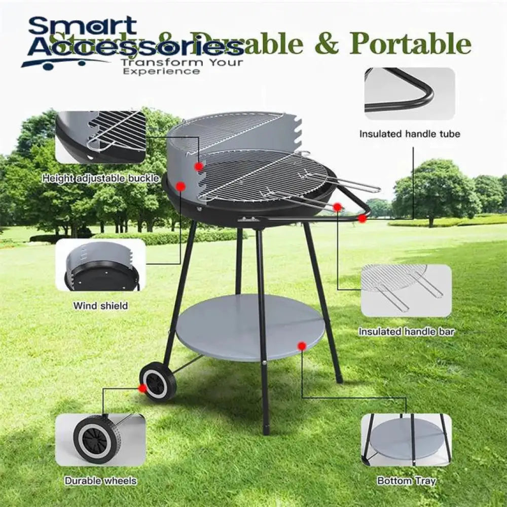 OPEN GRILL ROUND BBQ PLATE – Smart Accessories PK